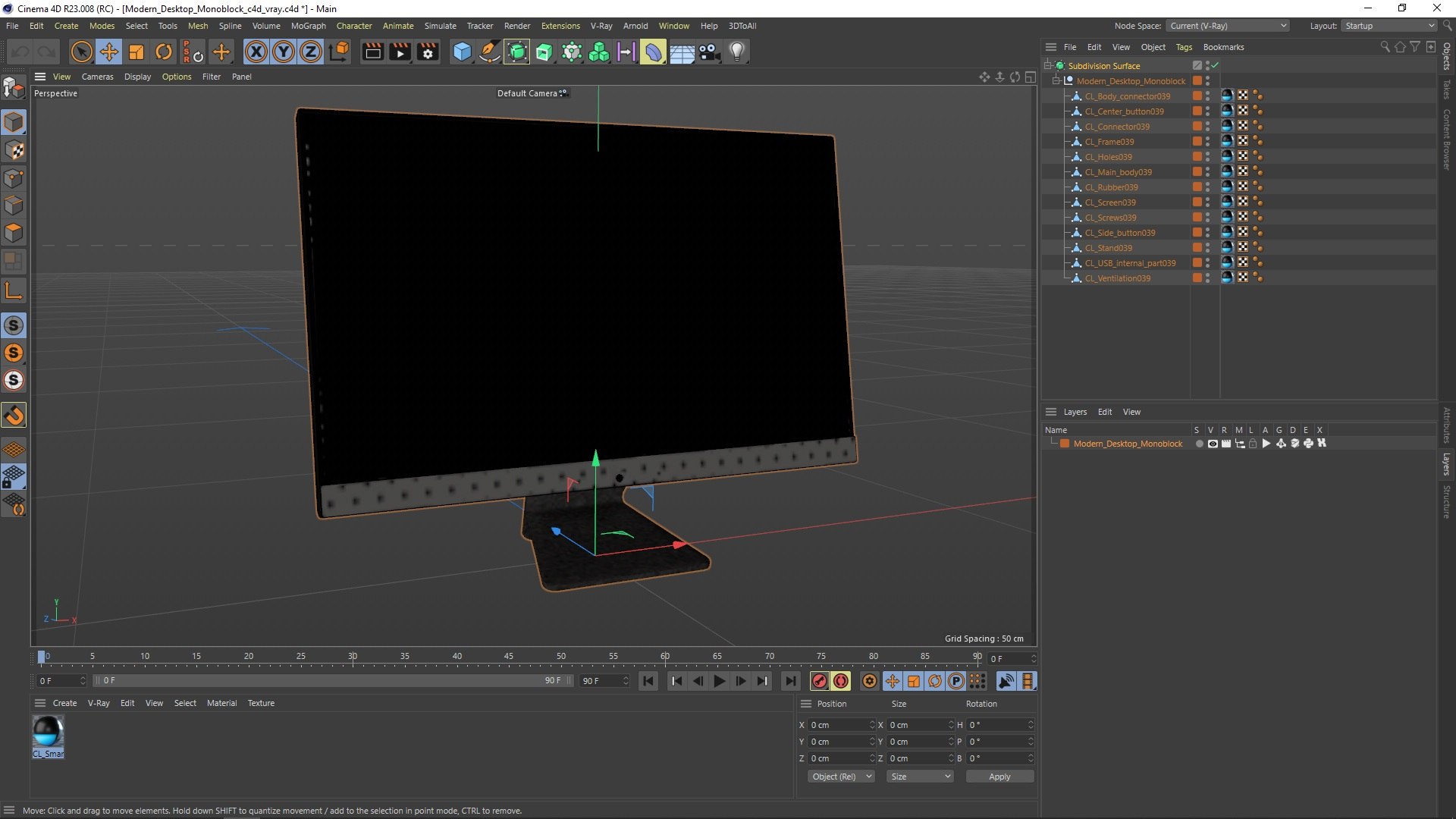 Modern Desktop Monoblock 3D Model - TurboSquid 2376381