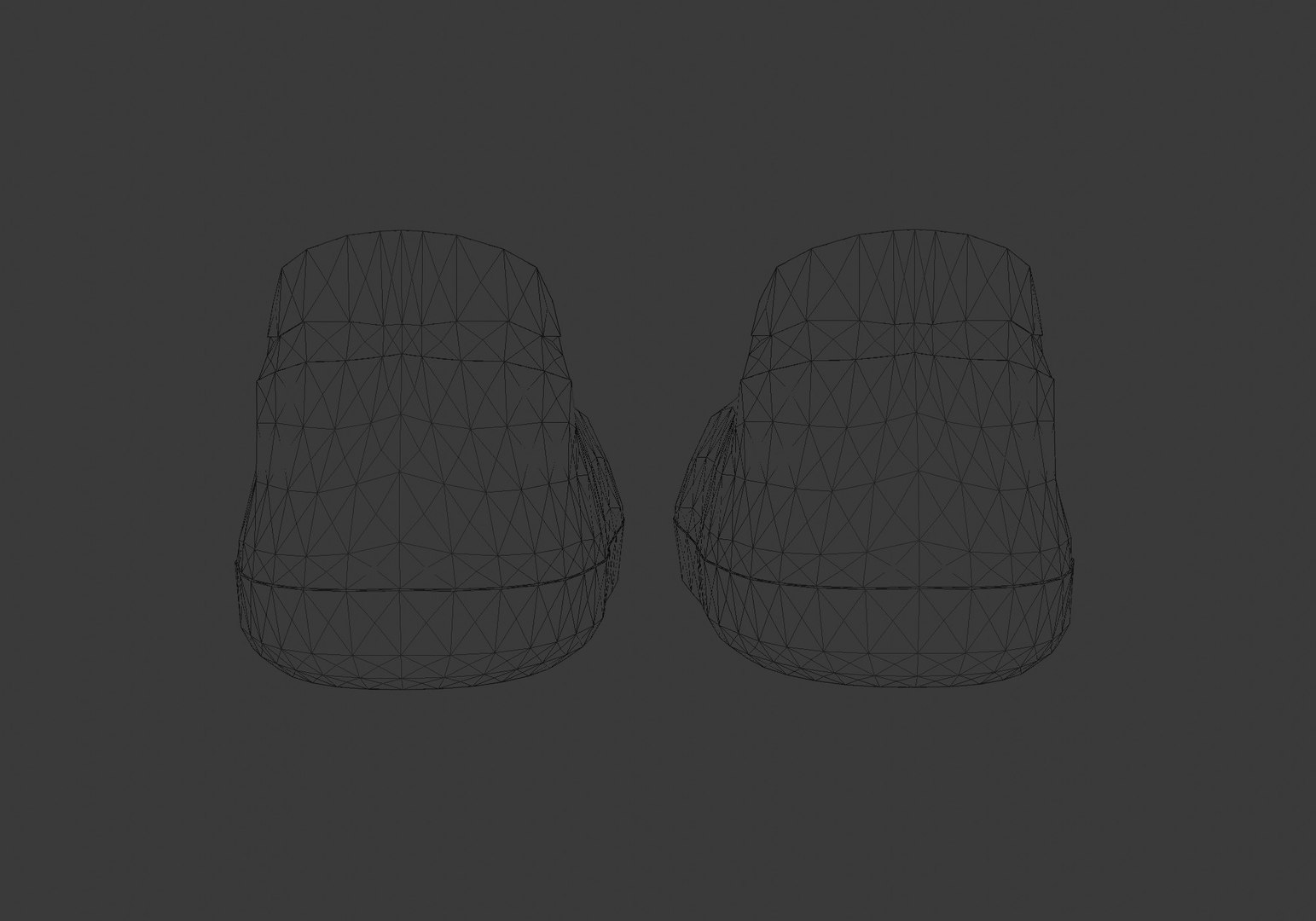 Black Basic Shoes 3D Model - TurboSquid 1906238