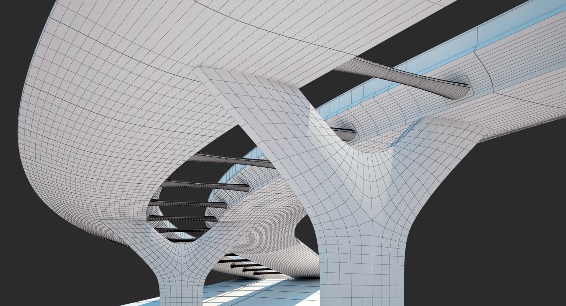 3D Modern Bridge Architecture Model - TurboSquid 1171820