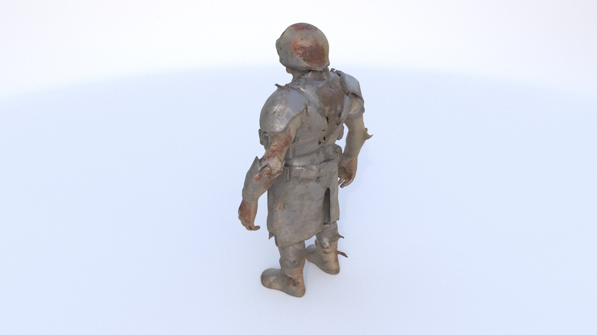 Armored Zombie Model - TurboSquid 2334591