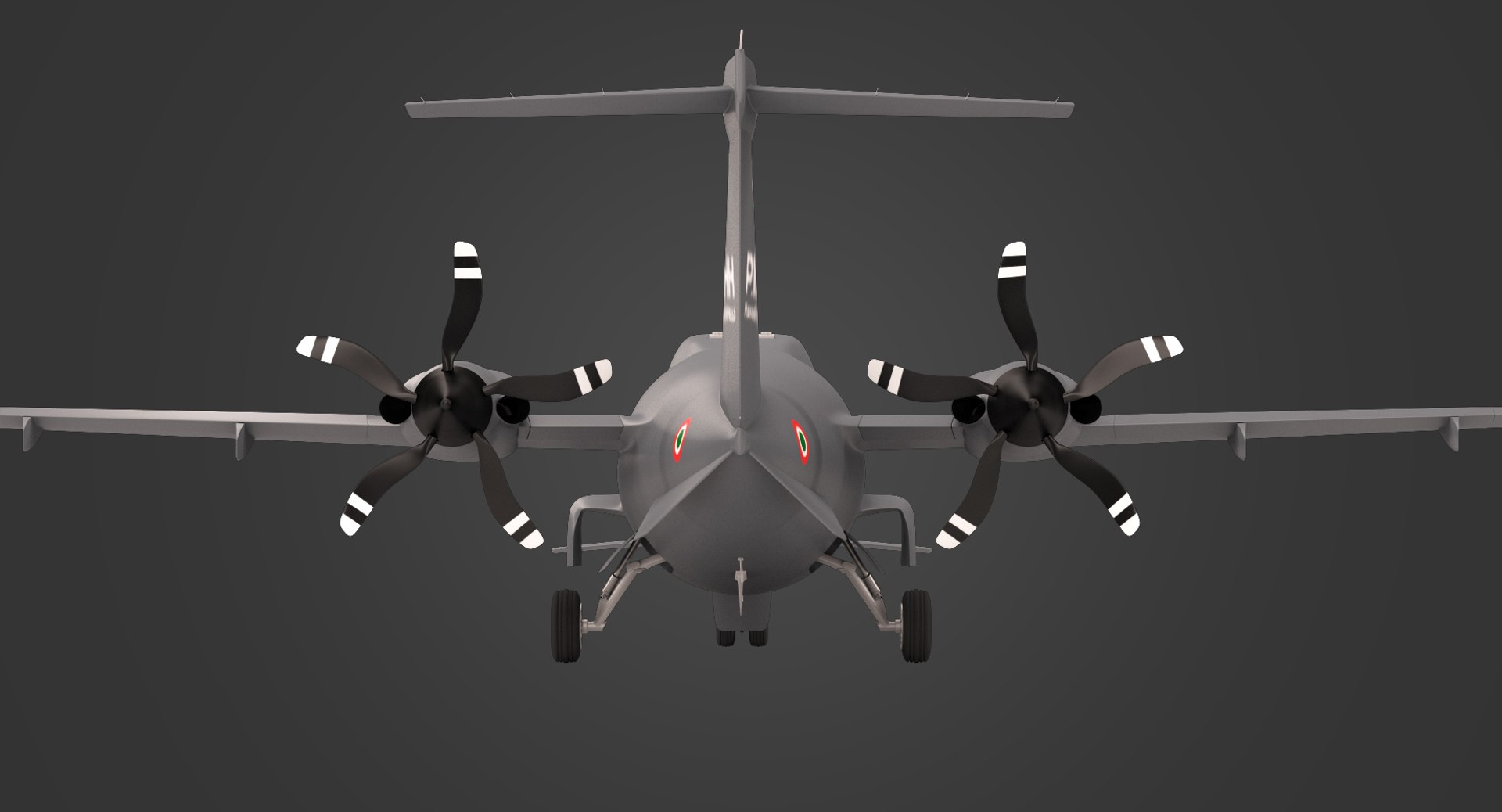 Unmanned Drone P 1hh 3d Obj