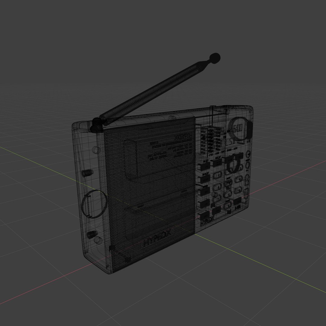 HYPEDX Shortwave - Mediumwave Digital Radio 3D Model - TurboSquid 2120050