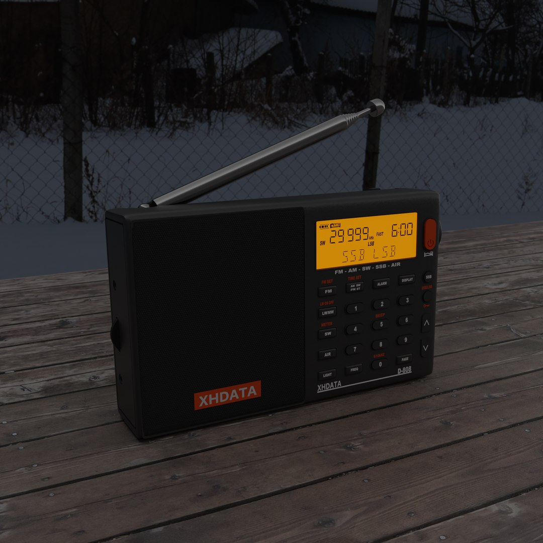 HYPEDX Shortwave - Mediumwave Digital Radio 3D Model - TurboSquid 2120050