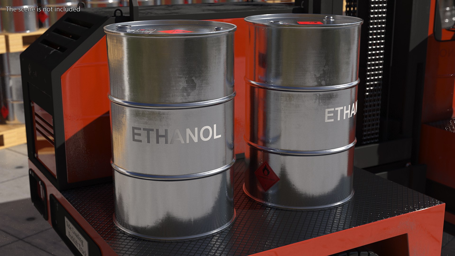 3D Ethanol Metal Barrel - TurboSquid 1702736