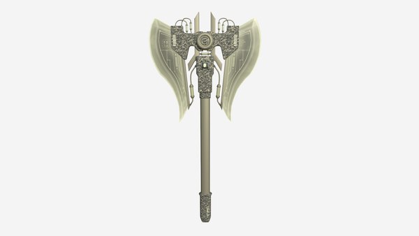 3D SciFi War Axe B10 Digital Camo - Sci Fi Weapon Design - TurboSquid ...
