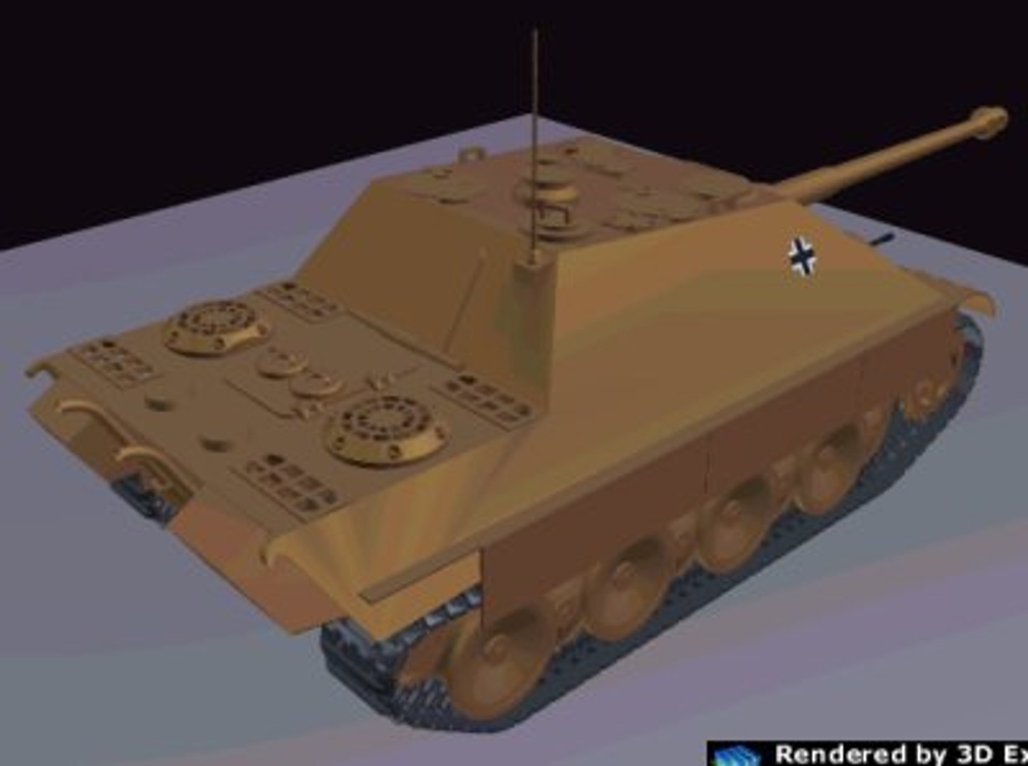3d model v er tank