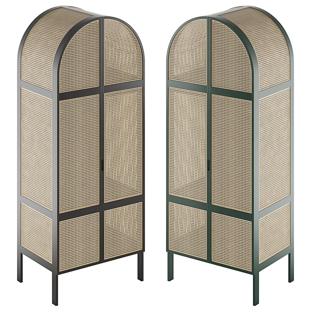 Cane Wardrobe 02 3D Model - TurboSquid 1726409