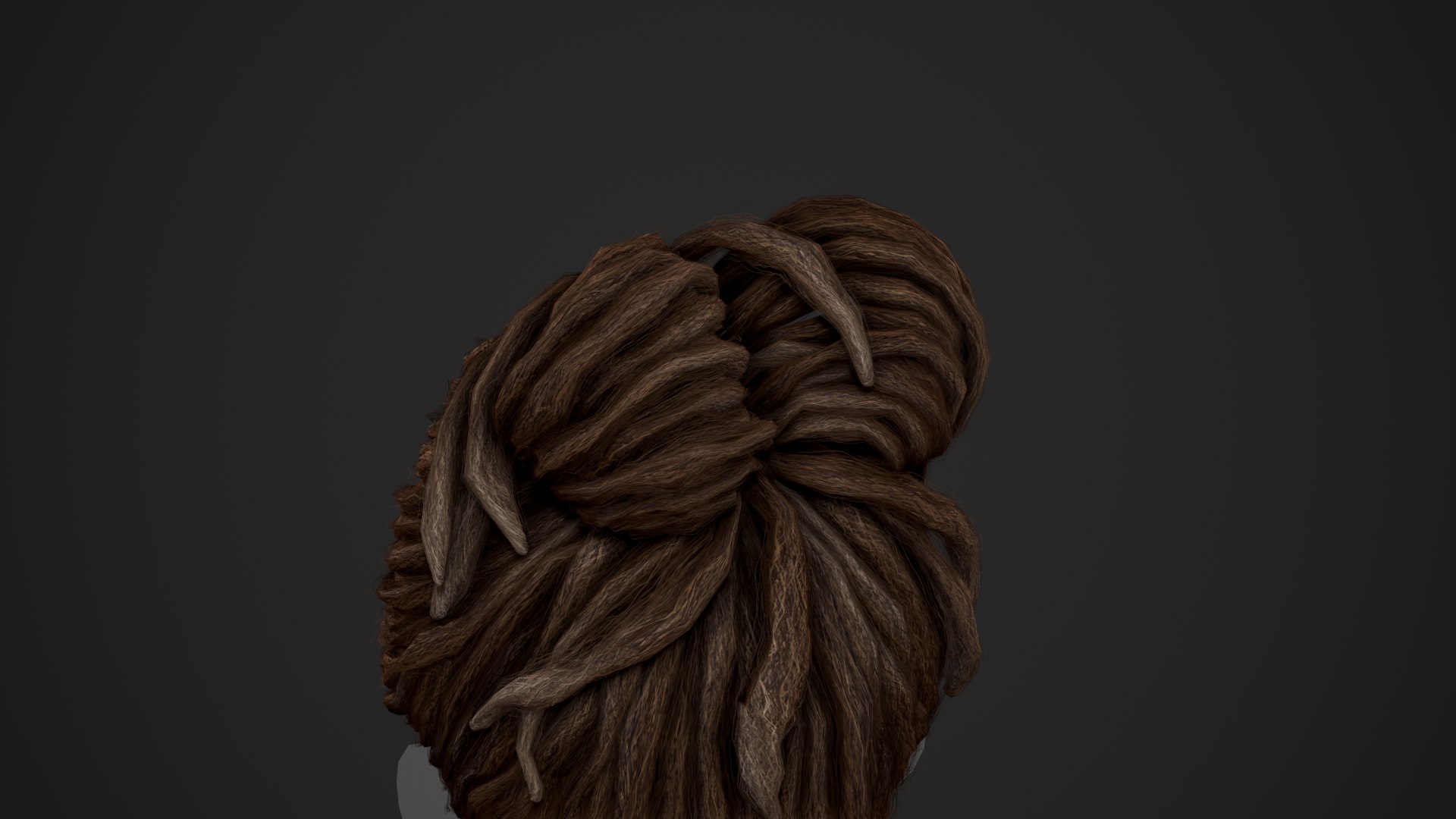 3D Model Male Hair Cards Style 8 - Dreadlocks 1 - TurboSquid 1983487