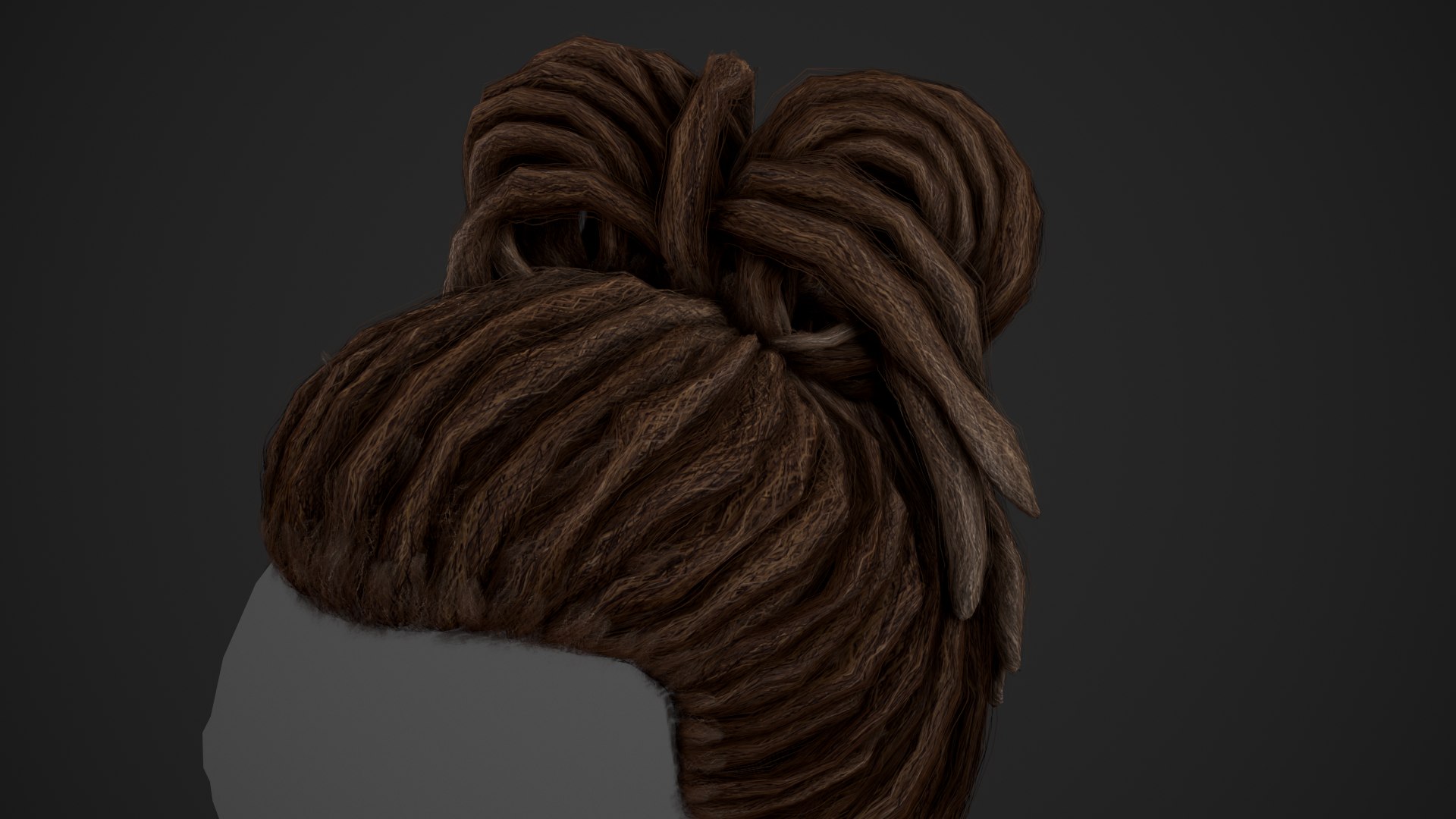 3D Model Male Hair Cards Style 8 - Dreadlocks 1 - TurboSquid 1983487