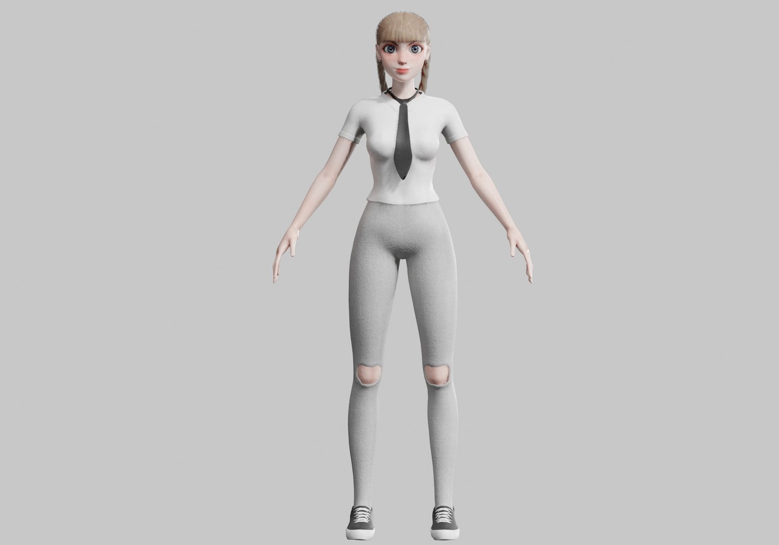 3D Cute Basic Woman V27669 - TurboSquid 2280968