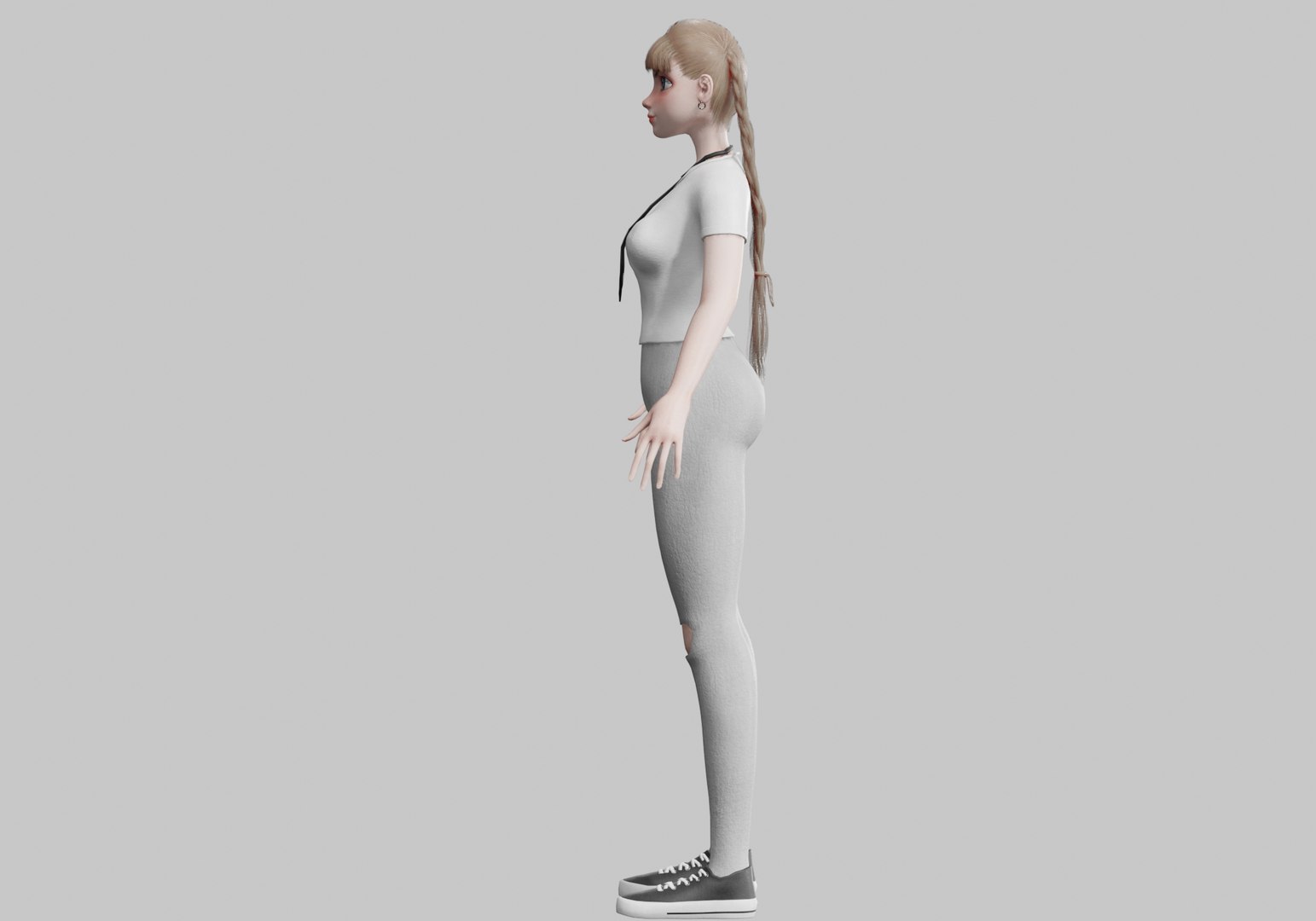 3D Cute Basic Woman V27669 - TurboSquid 2280968