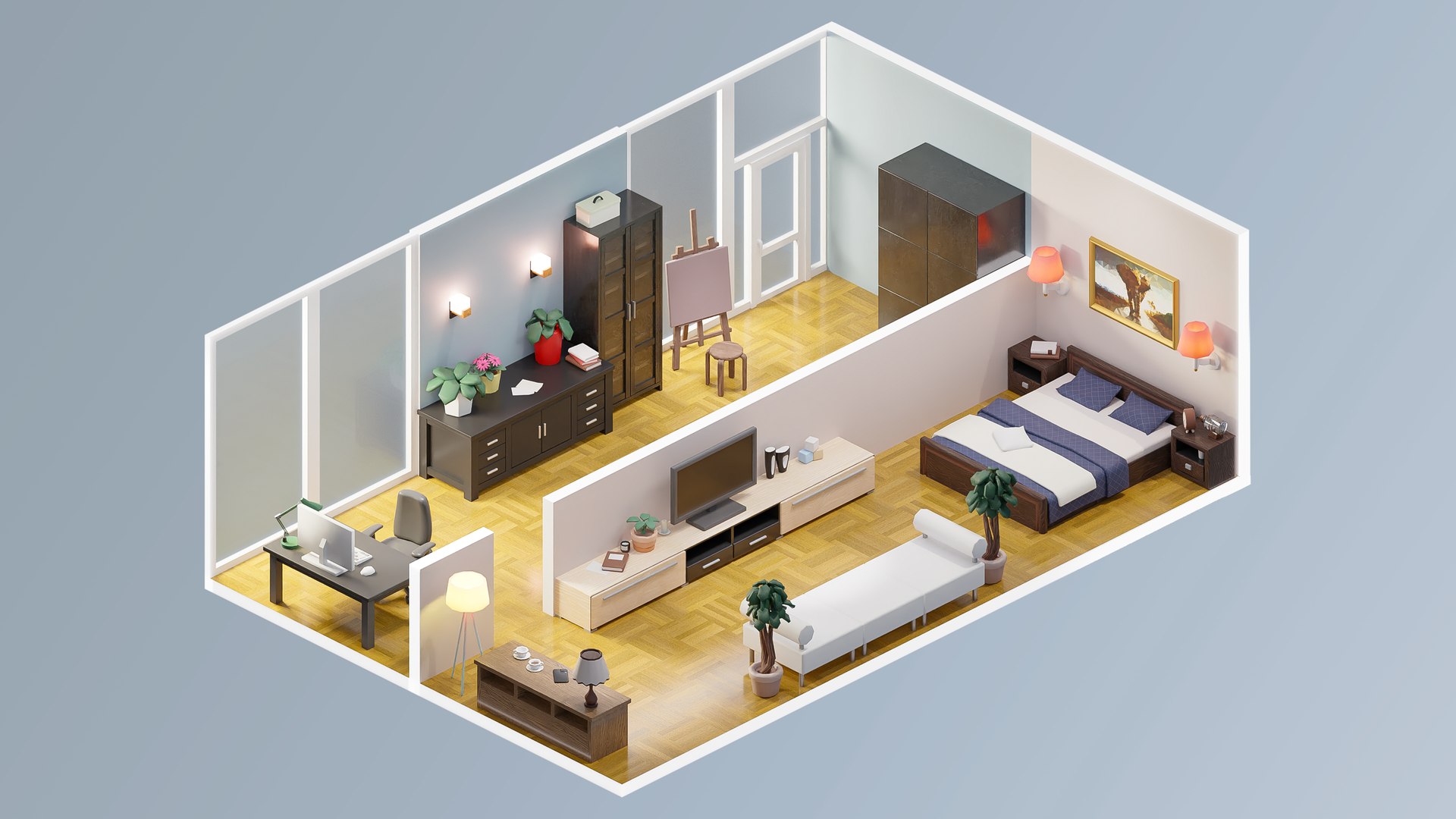 3D Room 43 - TurboSquid 2151796