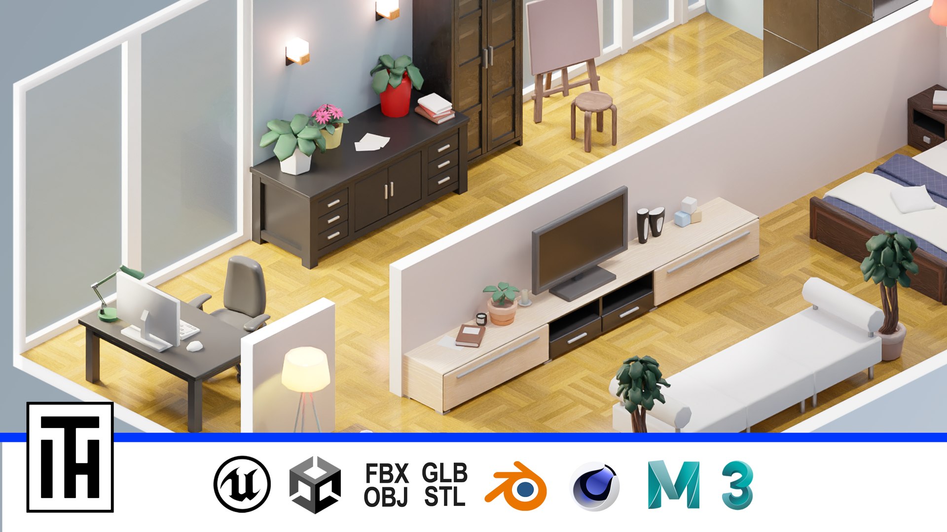 3D Room 43 - TurboSquid 2151796