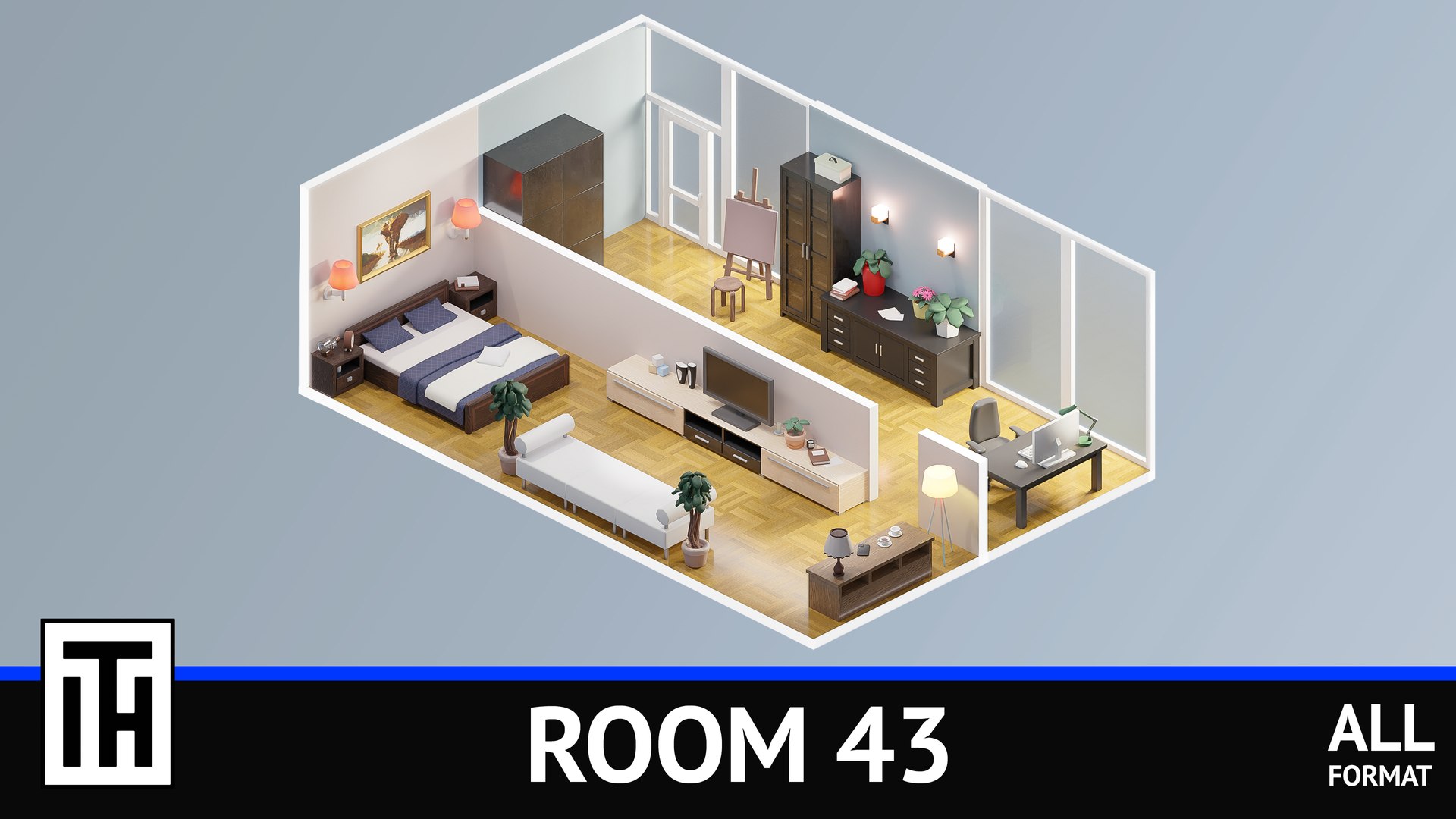 3D Room 43 - TurboSquid 2151796