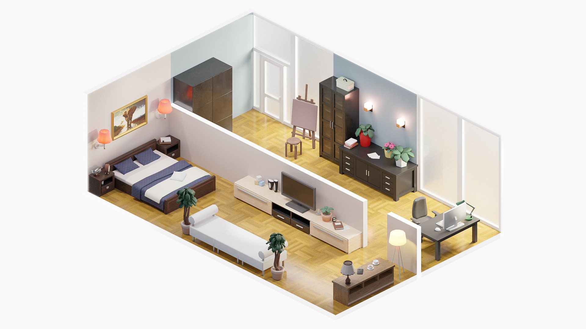 3D Room 43 - TurboSquid 2151796