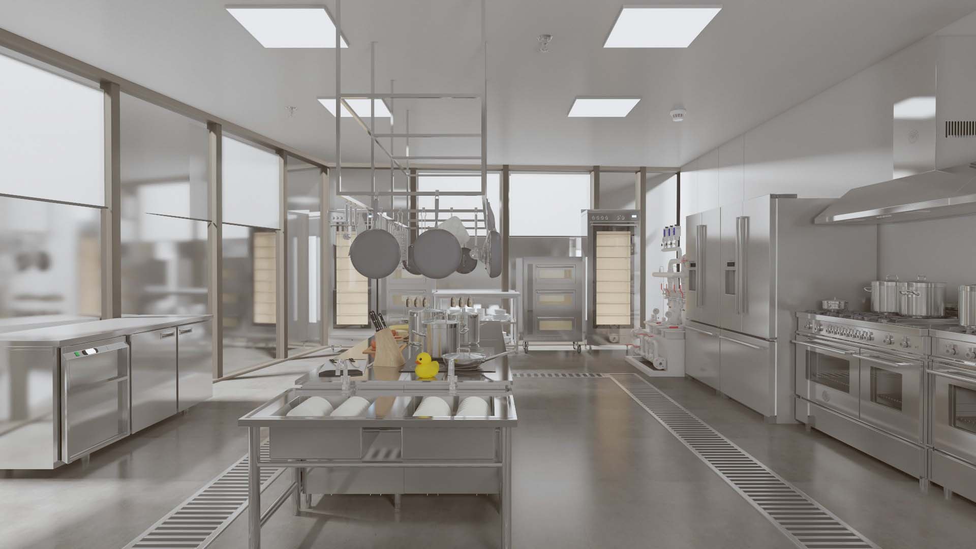 3D Commercial kitchen 1 - TurboSquid 2158448