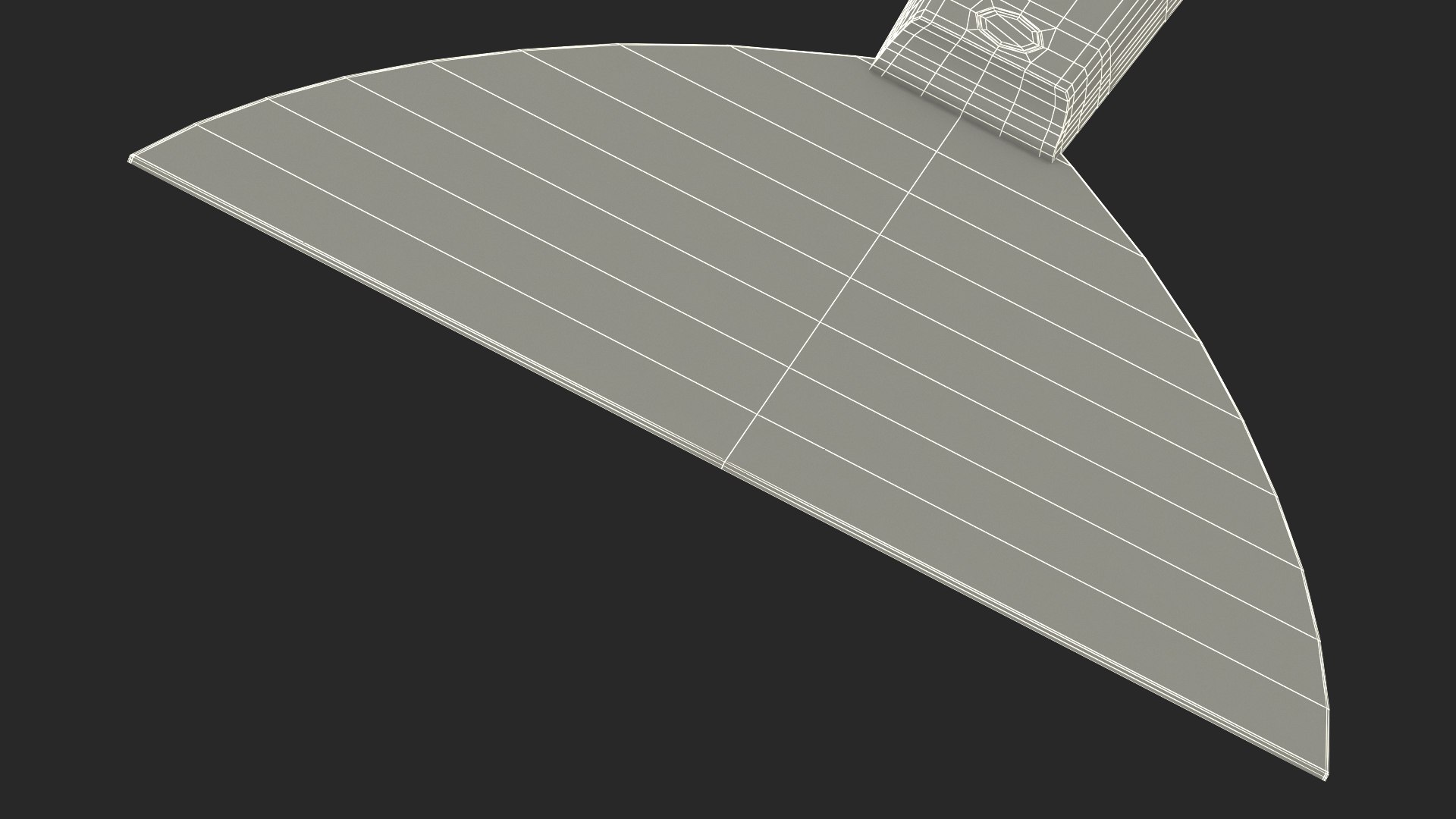 Scraper 6 Inch Black Handle 3D Model - TurboSquid 1943616