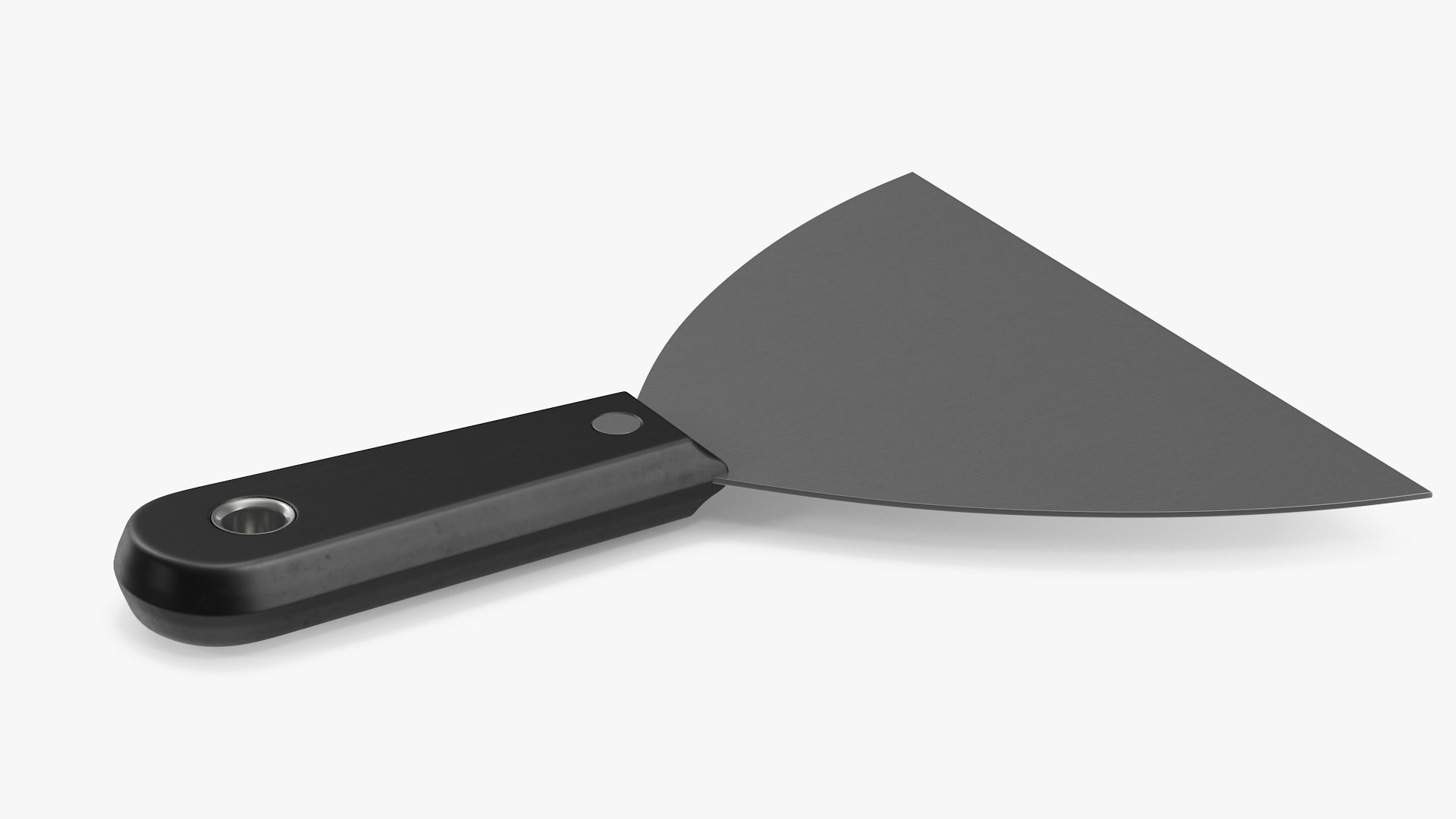 Scraper 6 Inch Black Handle 3D Model - TurboSquid 1943616