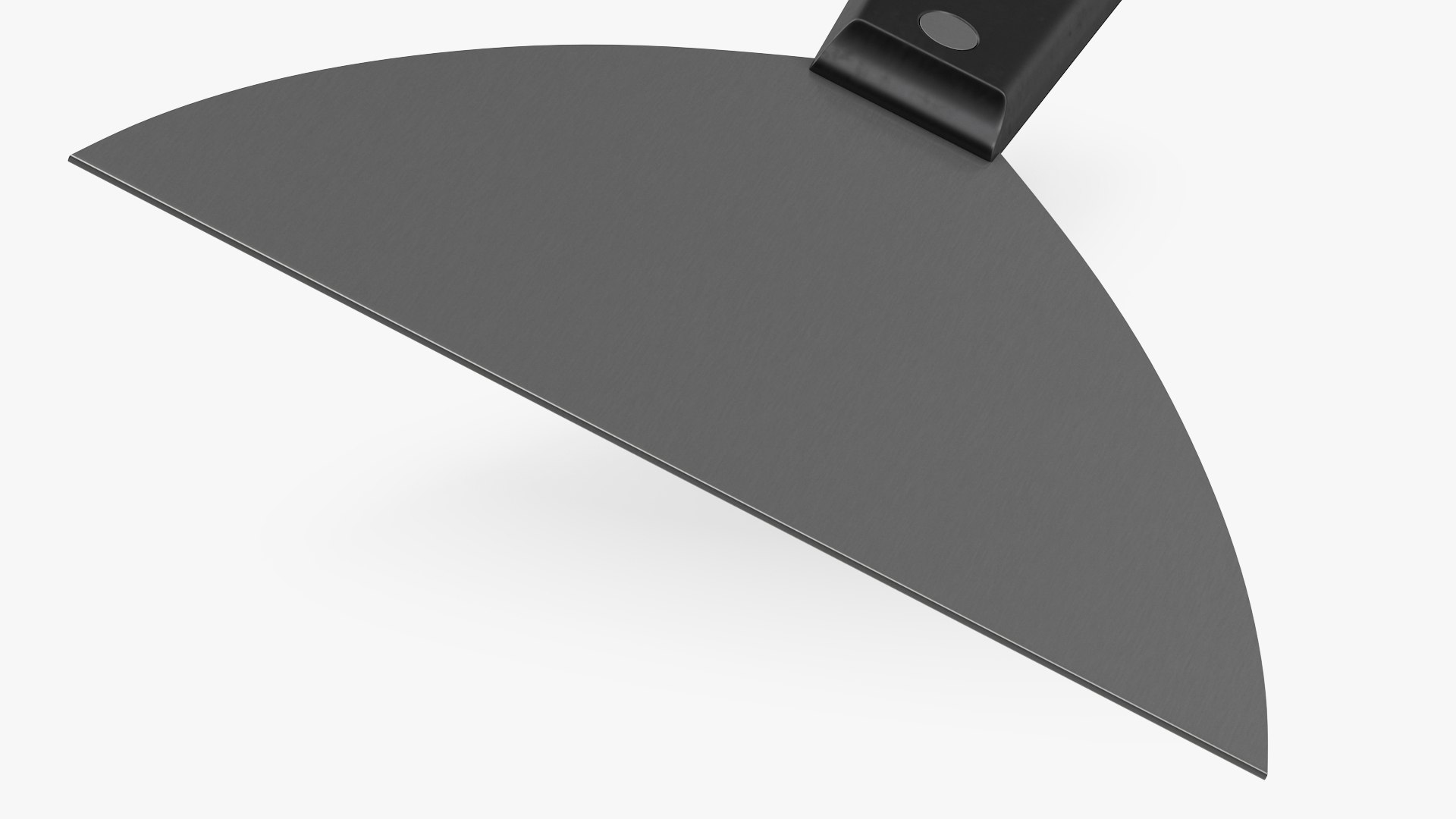 Scraper 6 Inch Black Handle 3D Model - TurboSquid 1943616