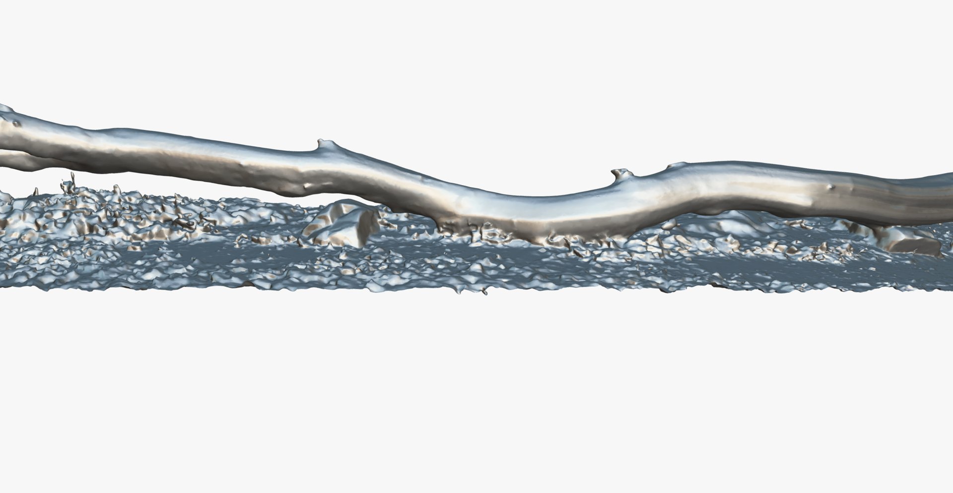 3D Tree trunk bench long - TurboSquid 1796403