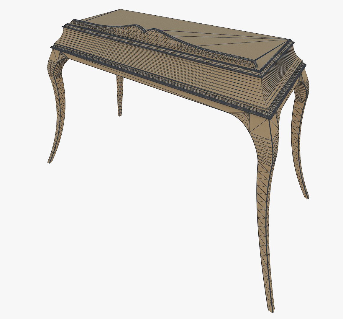 3D Luxury Toilet Table - TurboSquid 1304514