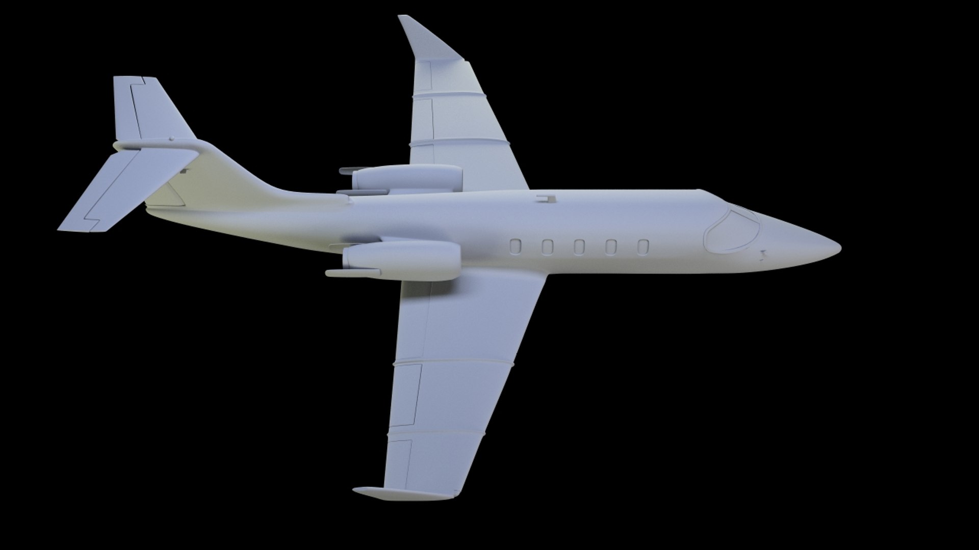 Learjet Jet 3d Model