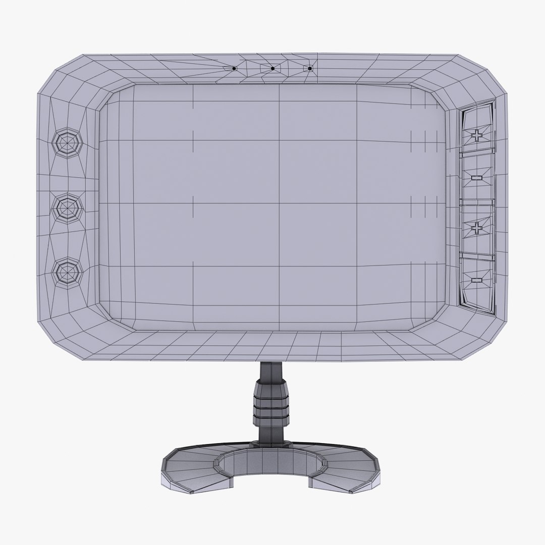 3d Model Lcd Monitor