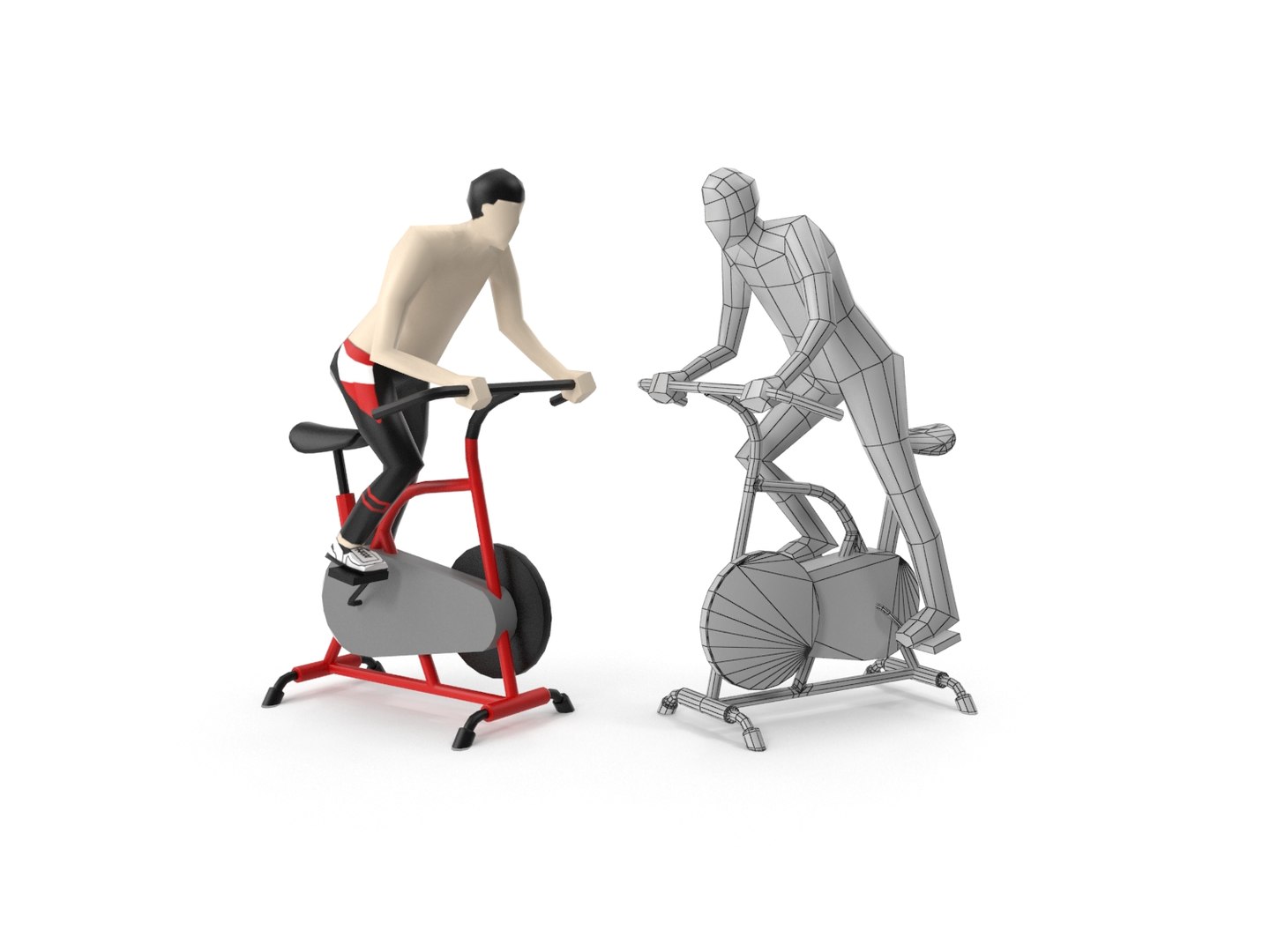 People Gym Fitness 3D - TurboSquid 1568390