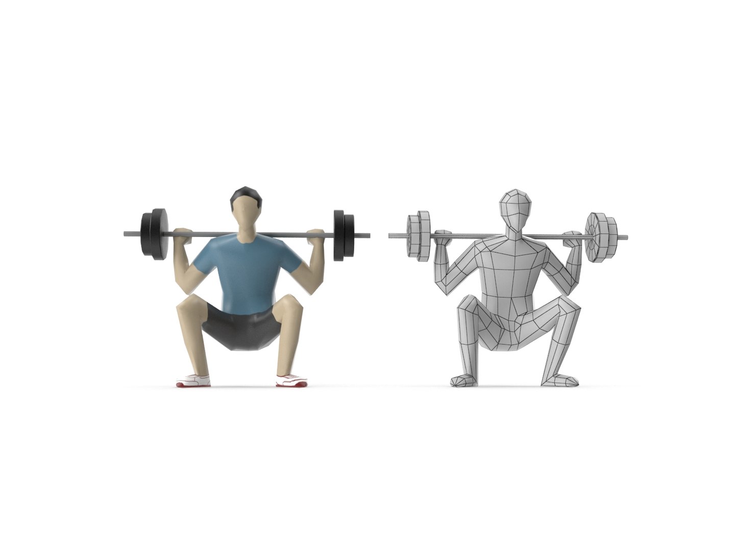 People Gym Fitness 3D - TurboSquid 1568390