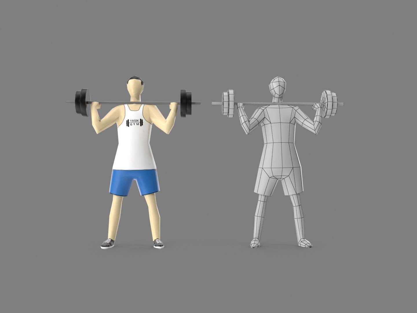 People Gym Fitness 3D - TurboSquid 1568390