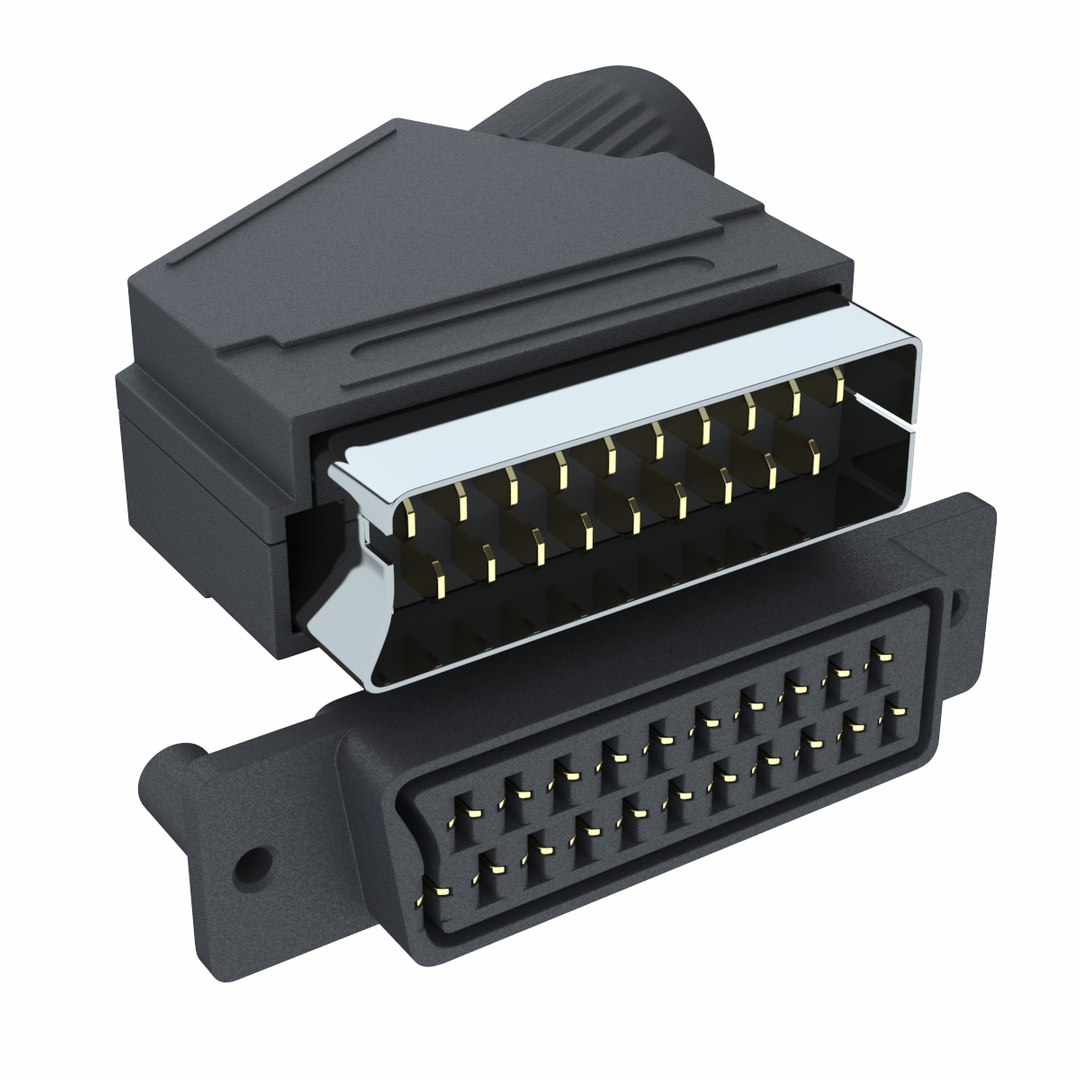 3d obj scart connectors