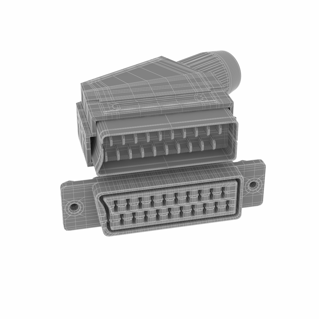 3d Obj Scart Connectors