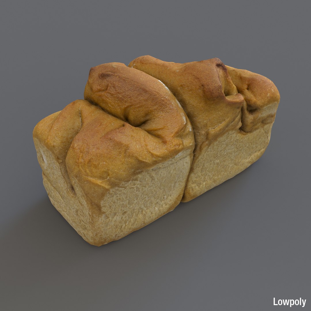 Free Scanned Bread 3d Model