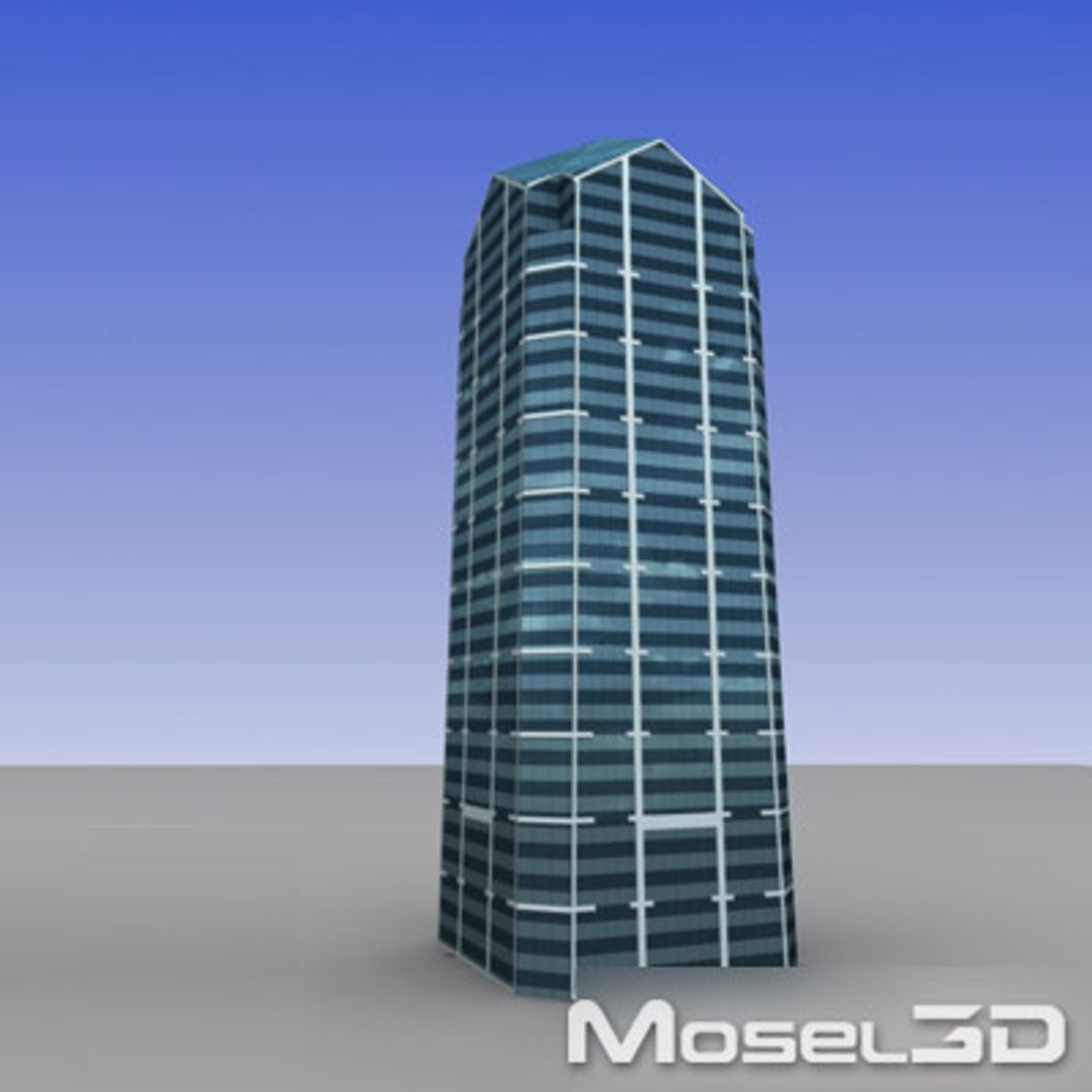 buildings skyscrapers 3d model