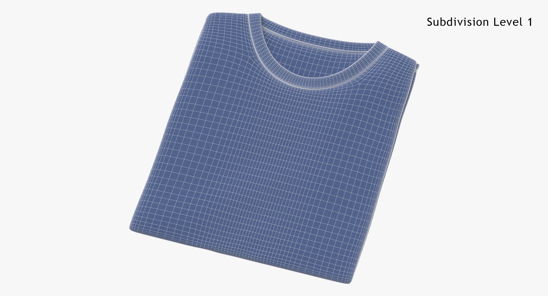 Male Crew Neck Folded 30 Colors Pack 3D model - TurboSquid 1795871