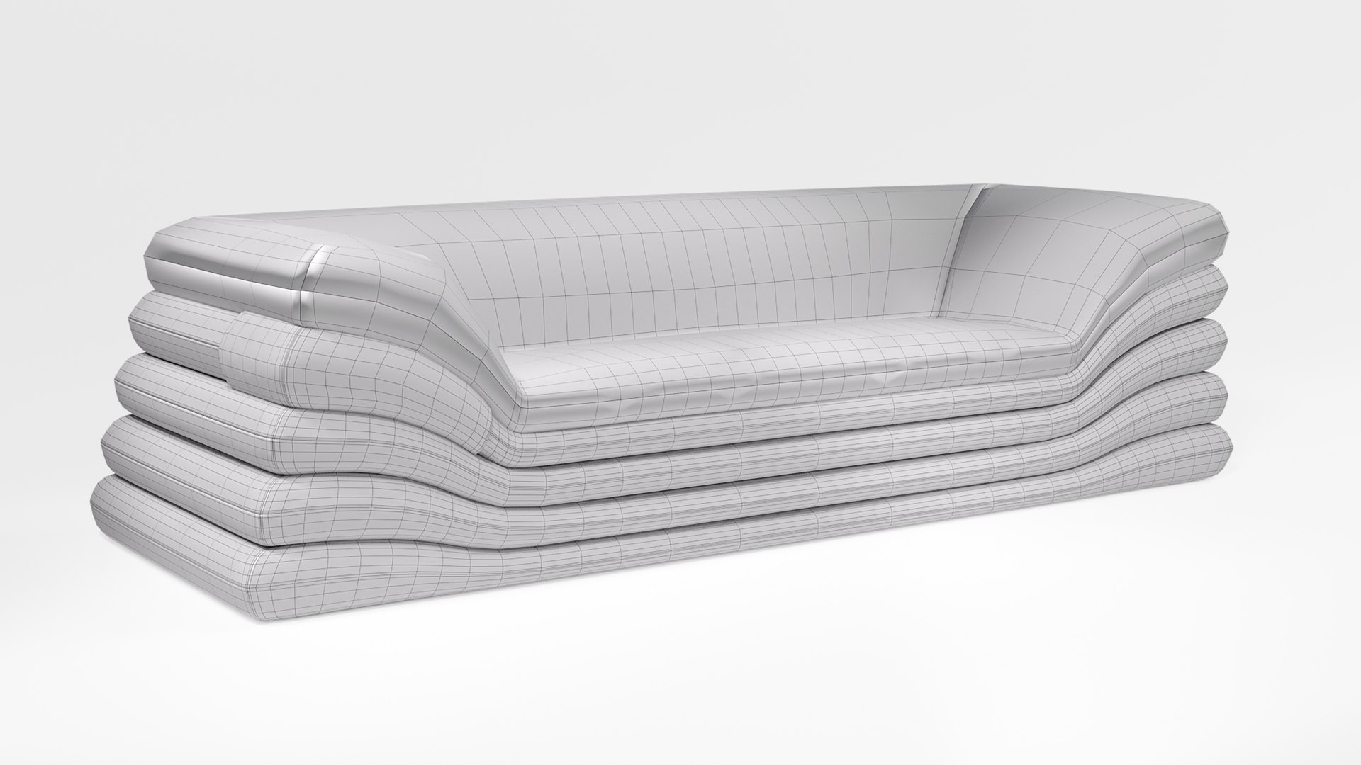 KISSEN 3-SEAT SOFA BY LIVIO BALLABIO 3D Model - TurboSquid 2259514