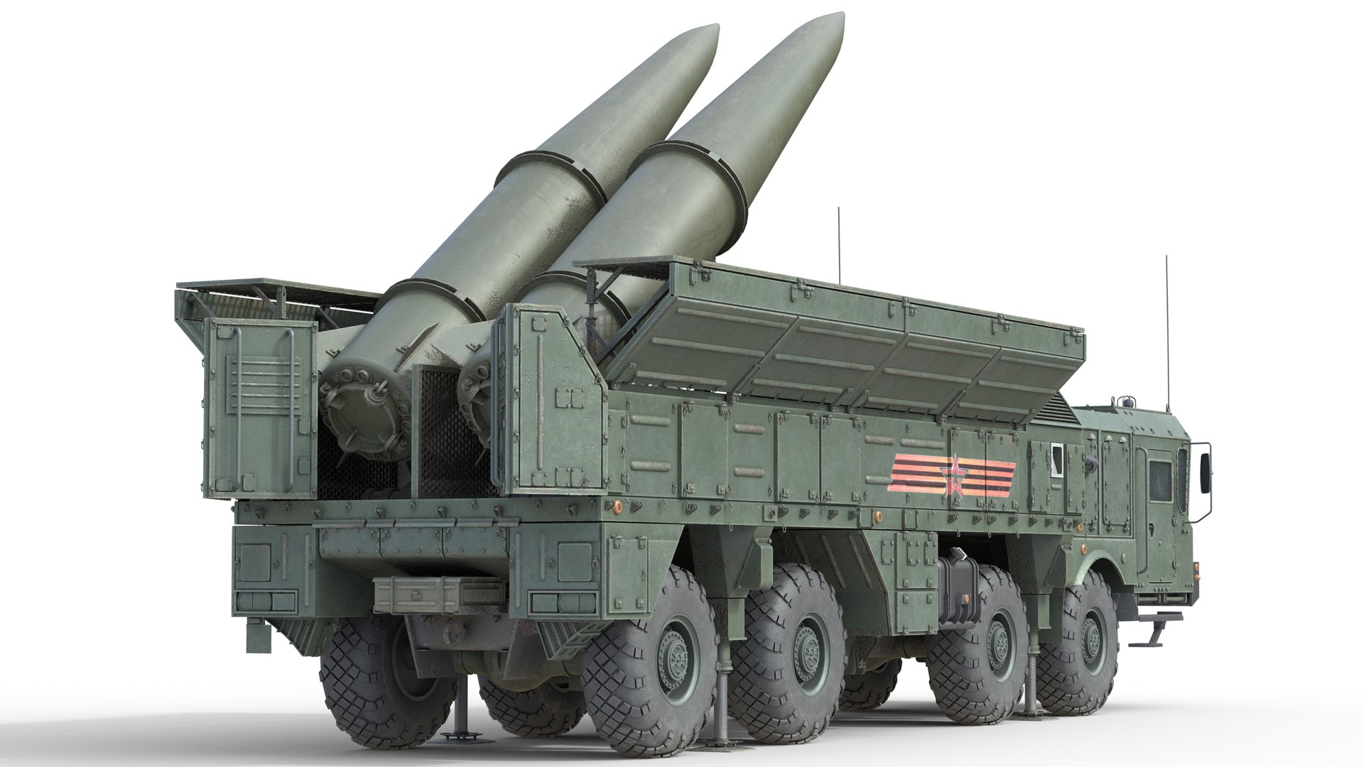 3D Model 9K720 Iskander Short Range Ballistic Missile - TurboSquid 2342322