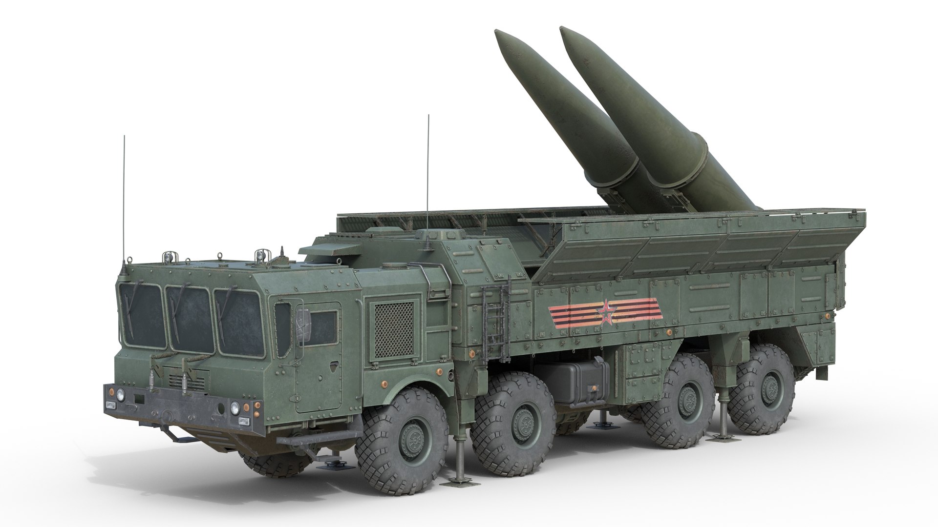 3D Model 9K720 Iskander Short Range Ballistic Missile - TurboSquid 2342322
