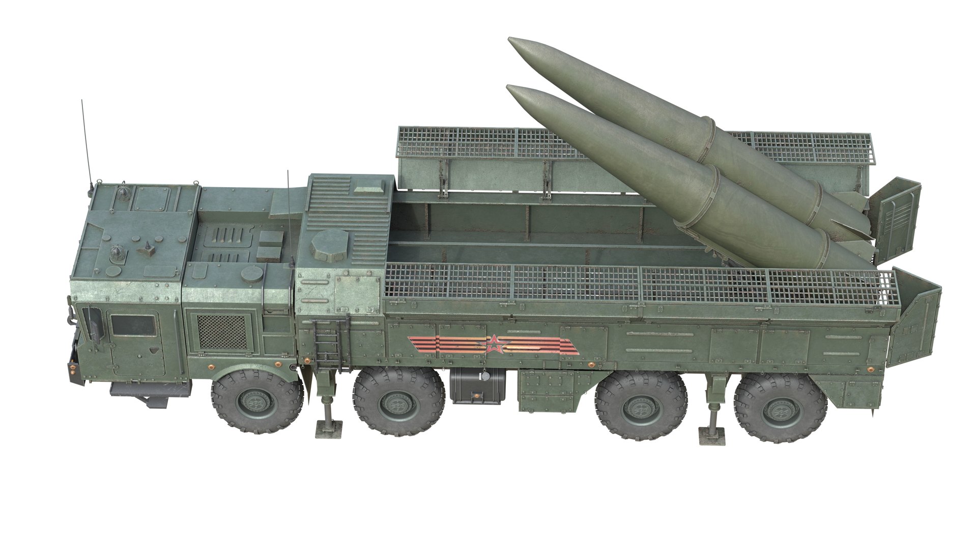 3D Model 9K720 Iskander Short Range Ballistic Missile - TurboSquid 2342322