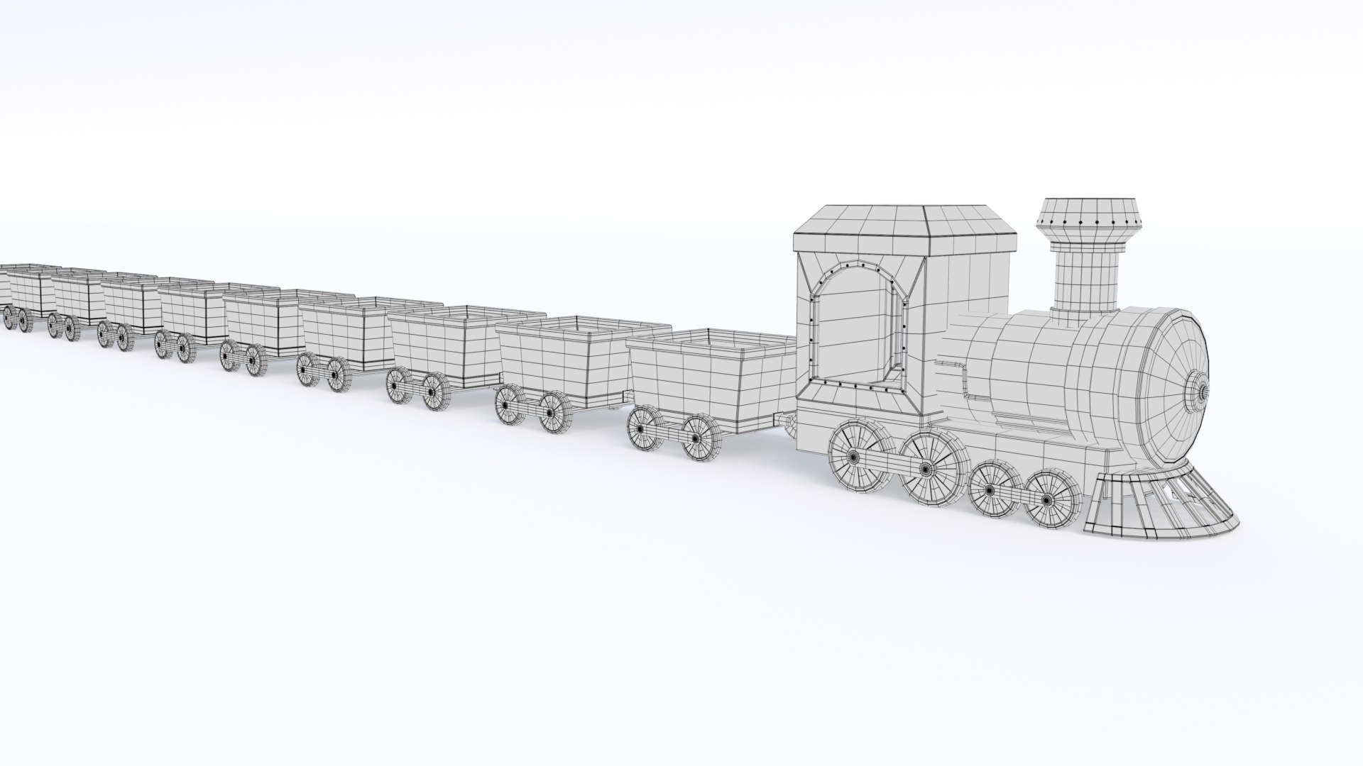 ToyTrain 3D Model - TurboSquid 2428912