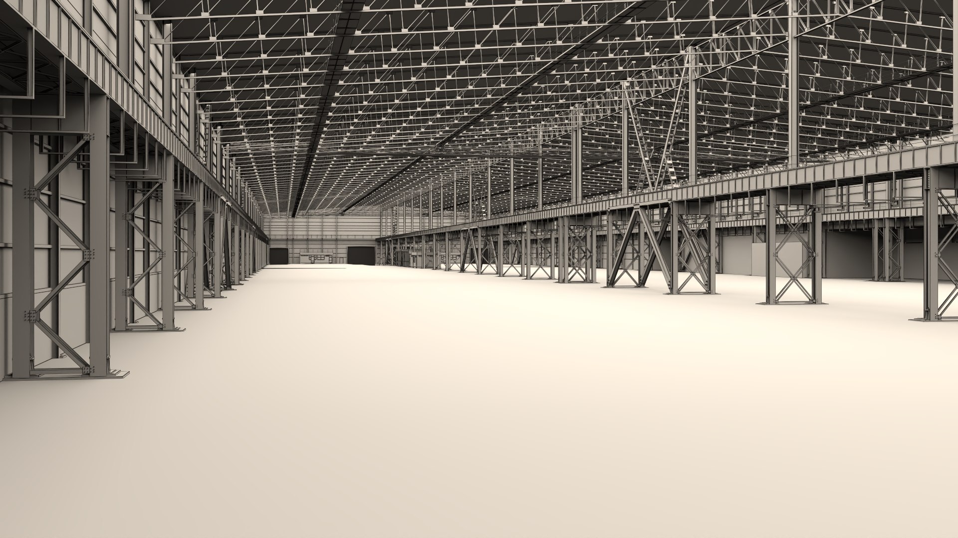 Industrial Warehouse 3D Model - TurboSquid 2292878