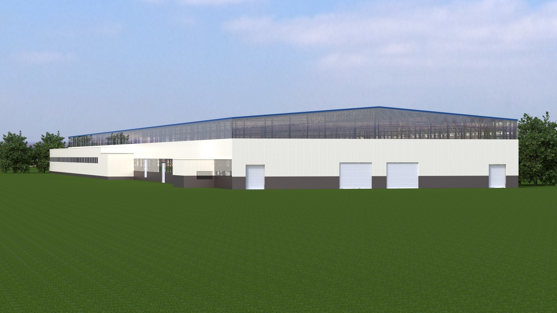 Industrial Warehouse 3D Model - TurboSquid 2292878