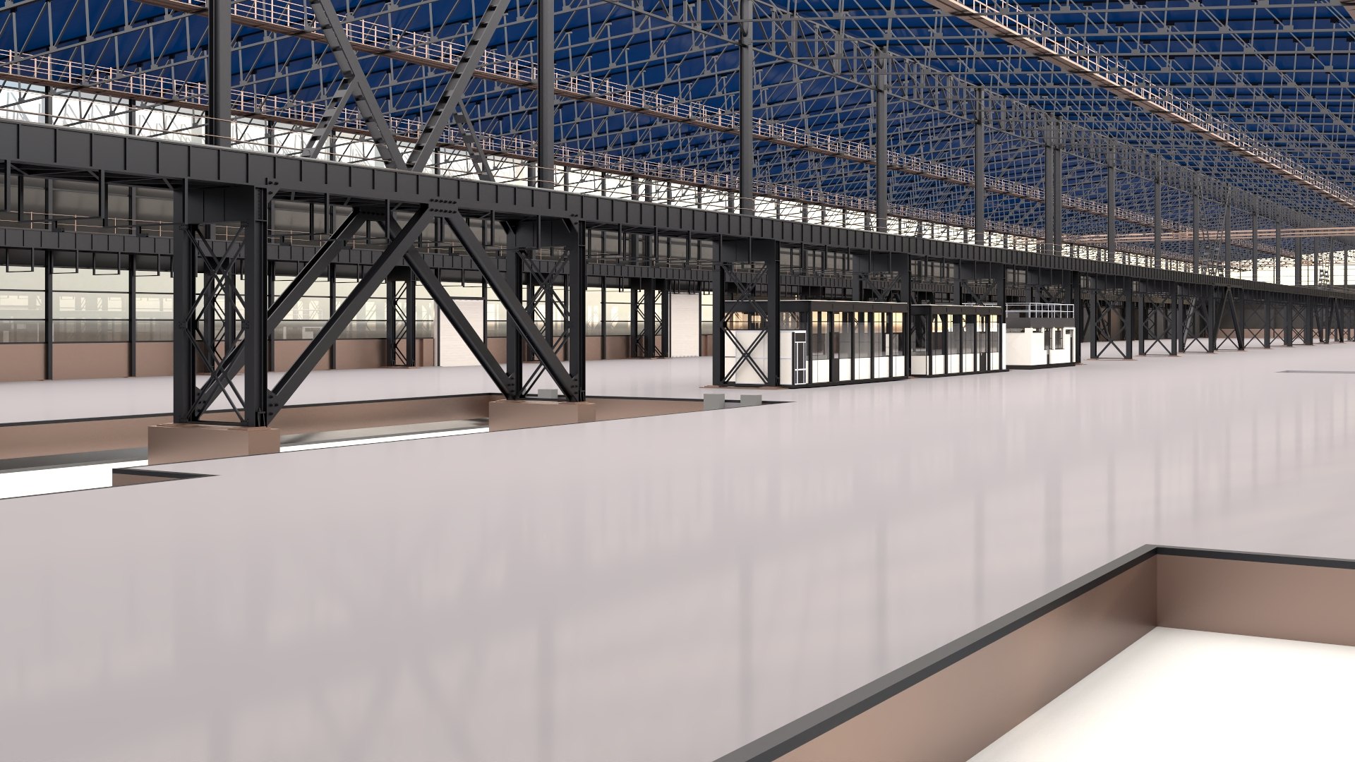 Industrial Warehouse 3D Model - TurboSquid 2292878