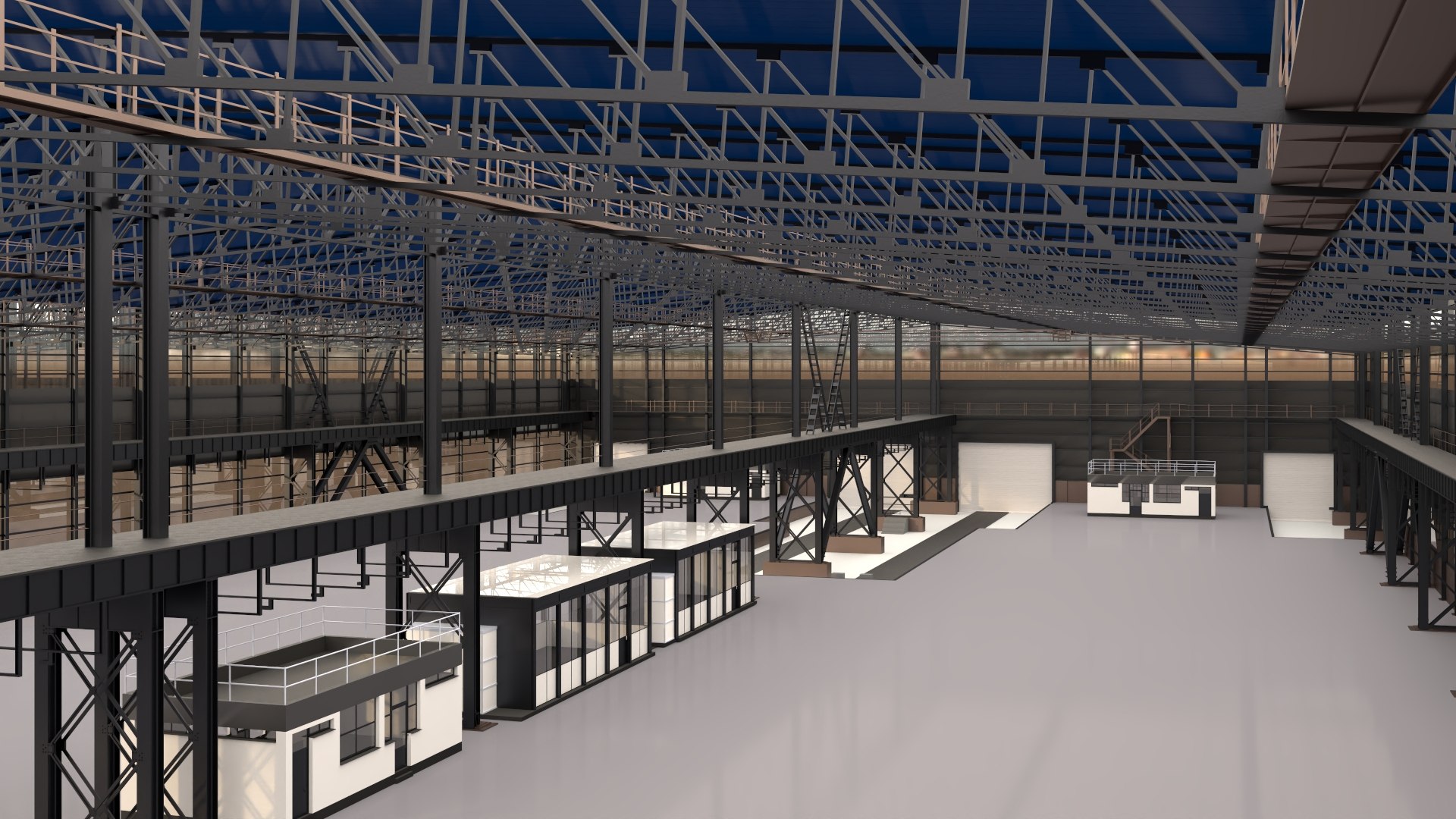 Industrial Warehouse 3D Model - TurboSquid 2292878