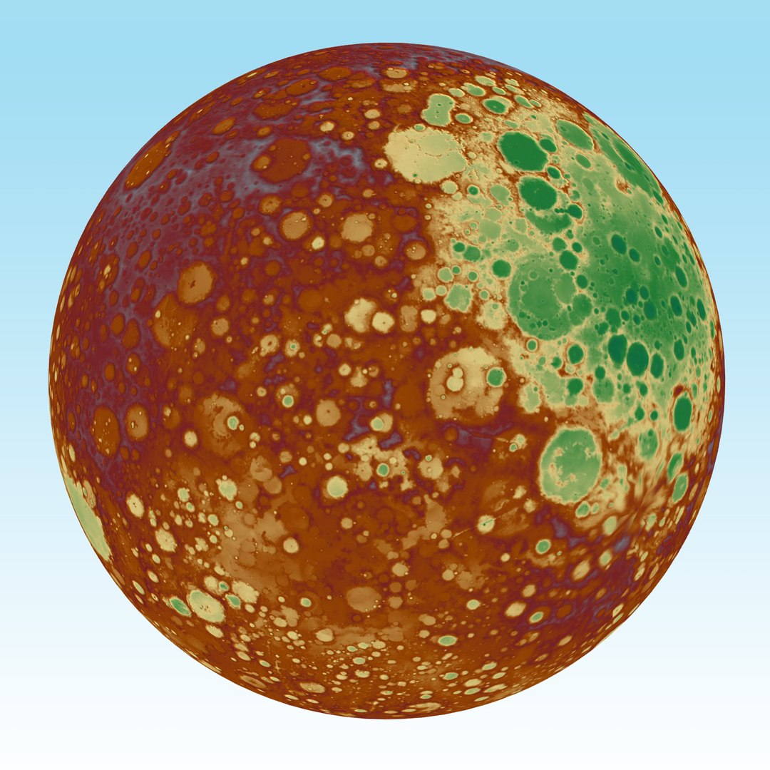 3d Mars Model