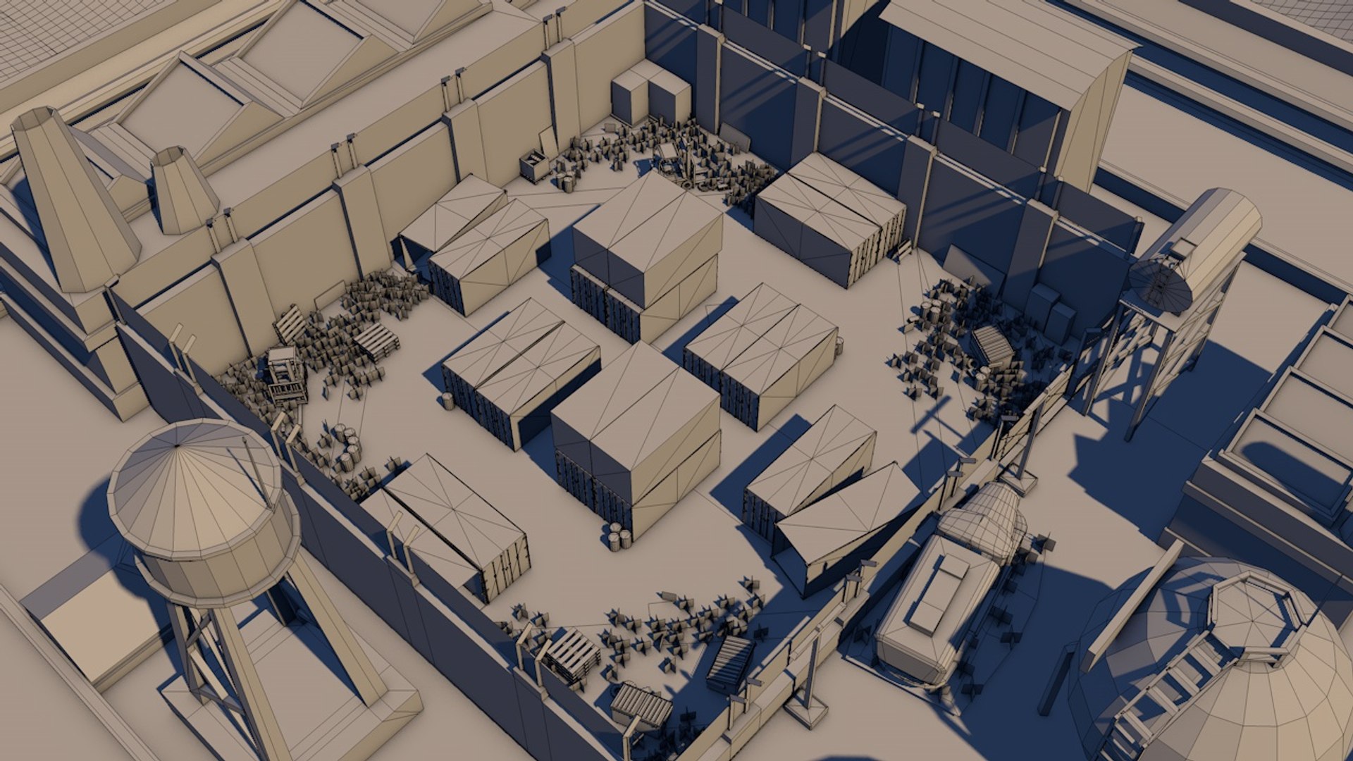 C4d Army Forward Base