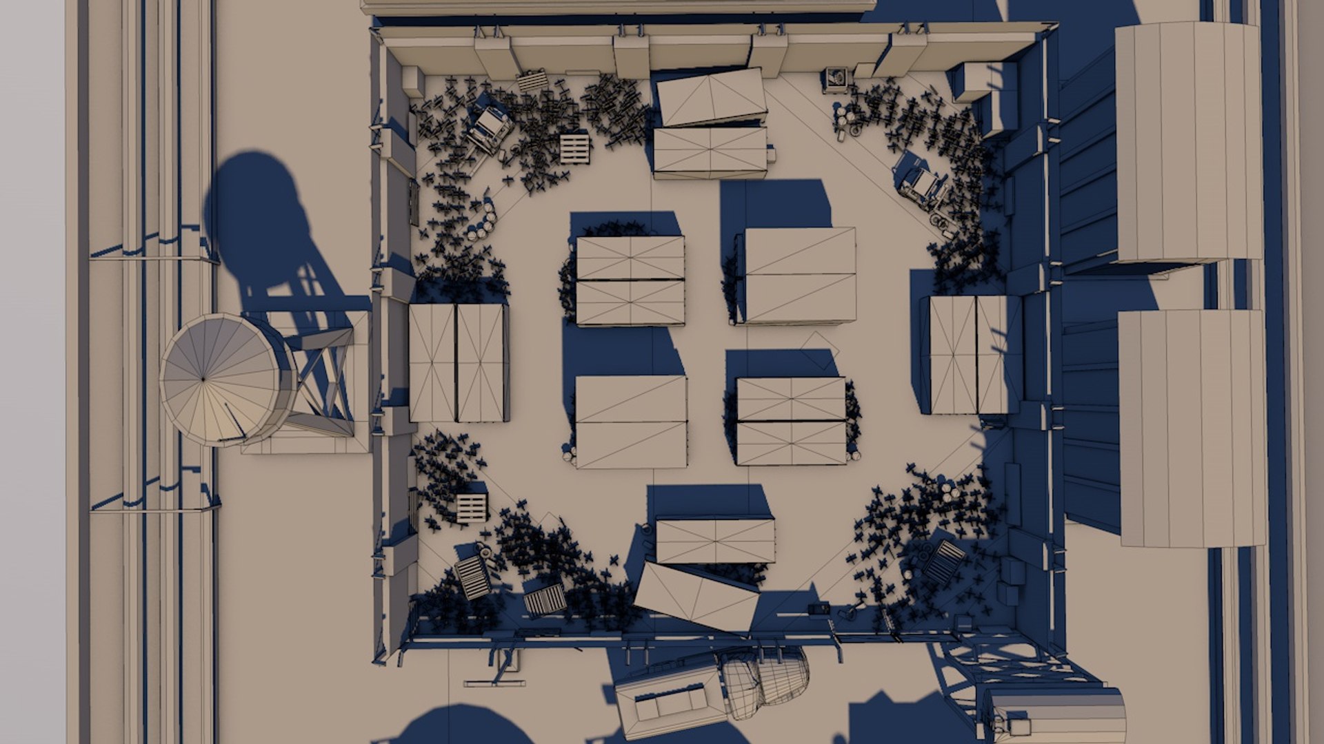 C4d Army Forward Base