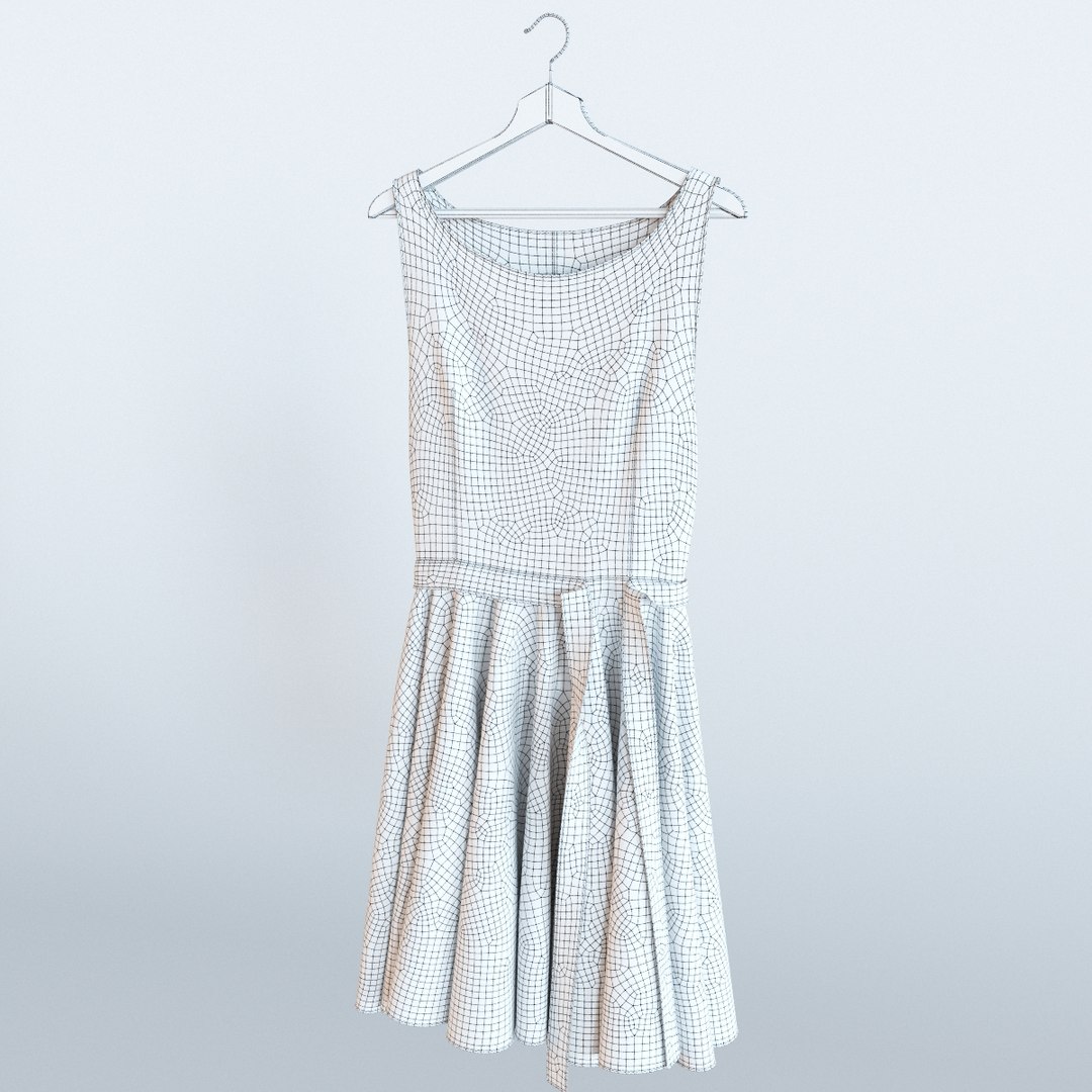 3d Set Clothing Hangers Model