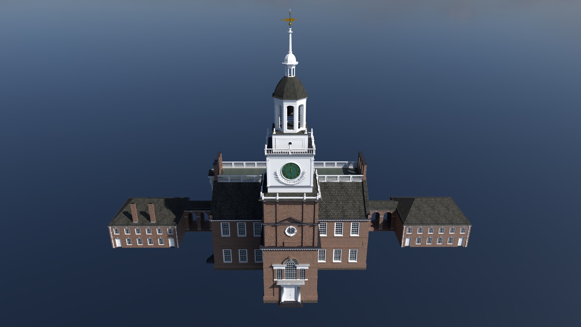 Independence Hall Model - TurboSquid 2179184