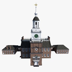3D Independence Hall Models - Browse & Download Formats - TurboSquid